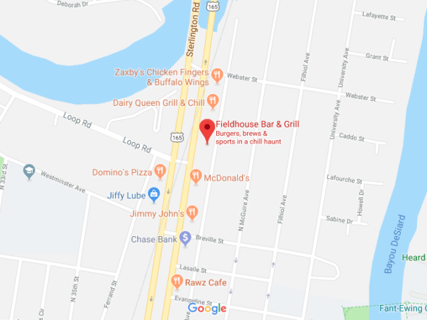 fieldhouse map - FIELDHOUSE Bar & Grill